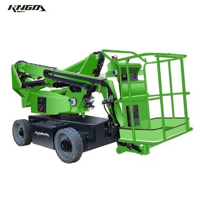 Max Working Height 22m Articulating Boom Lift Weight Machine 8800Kg