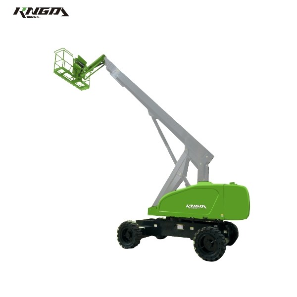 MEWP Load 230Kg Diesel Telescopic Boom Lift Platform Height 14m